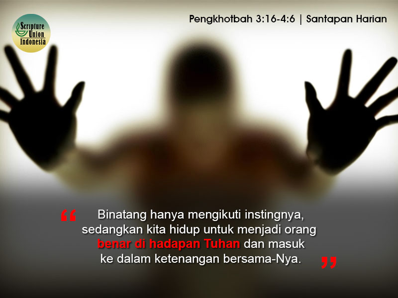 Scripture Union Indonesia - Perbedaan Manusia dengan Binatang